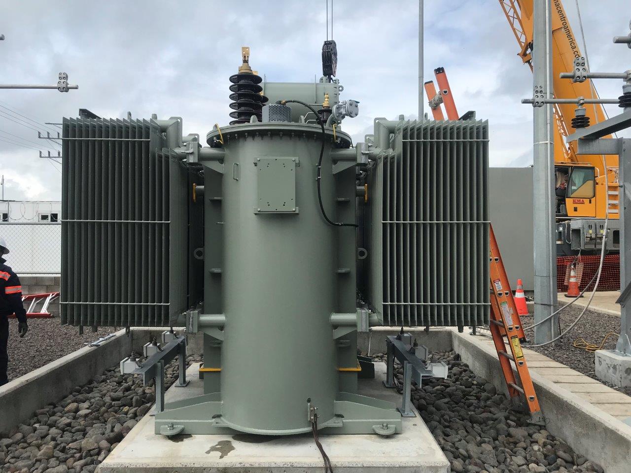 Transformer Installation and Commissioning – 2019 El Salvador – SYG POWER